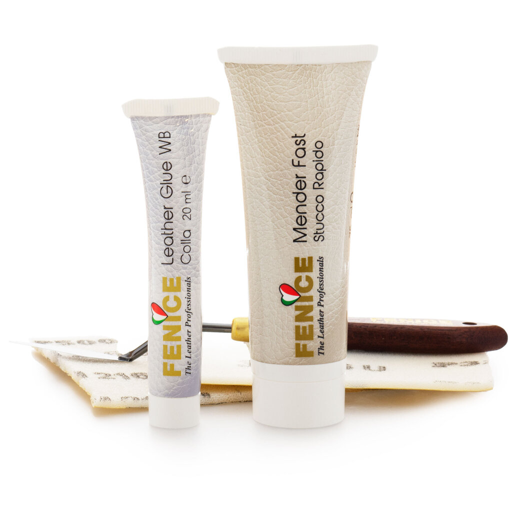 Fenice Leather DIY Repair Kit Do-It-Yourself Kit, reparer skinn selv ...