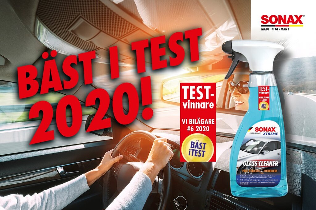 Sonax Xtreme Glass Cleaner Effektiv glassrens, 500 ml. - Garasjetid