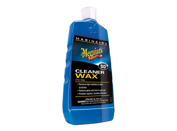 Meguiars Marine One Step Cleaner Wax Polish til båt og bobil, 473ml ...