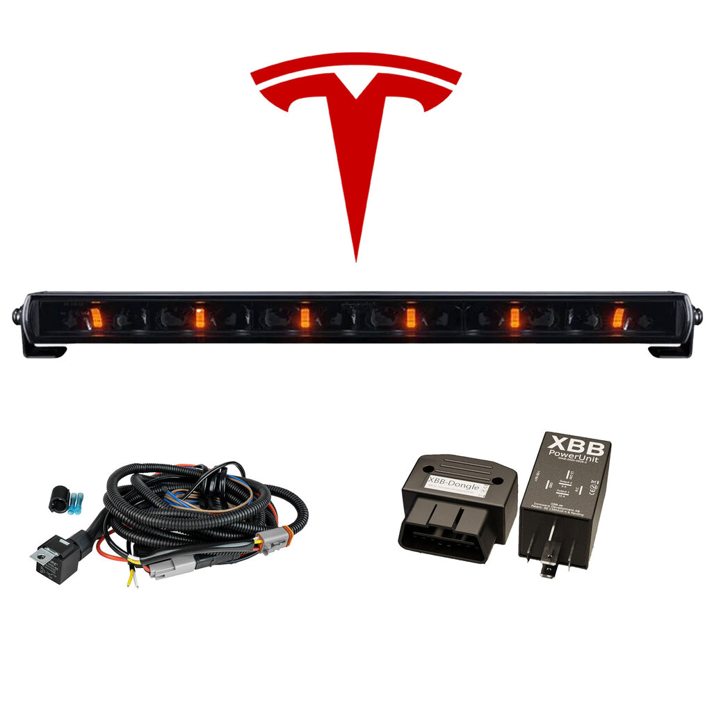 Strands Ledbarkit for Tesla model S og X Komplett Dark Knight Nuuk Led ...