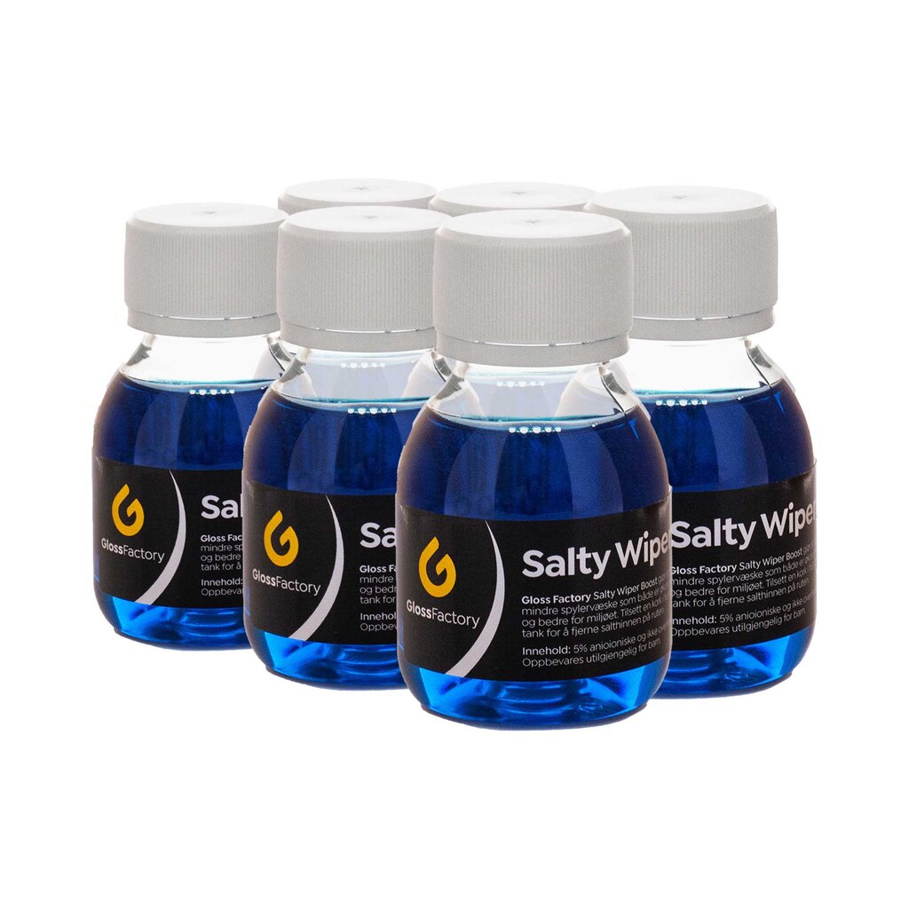 Gloss Factory Salty Wiper Boost 6-pack Saltfjerning for Krystallklare ...