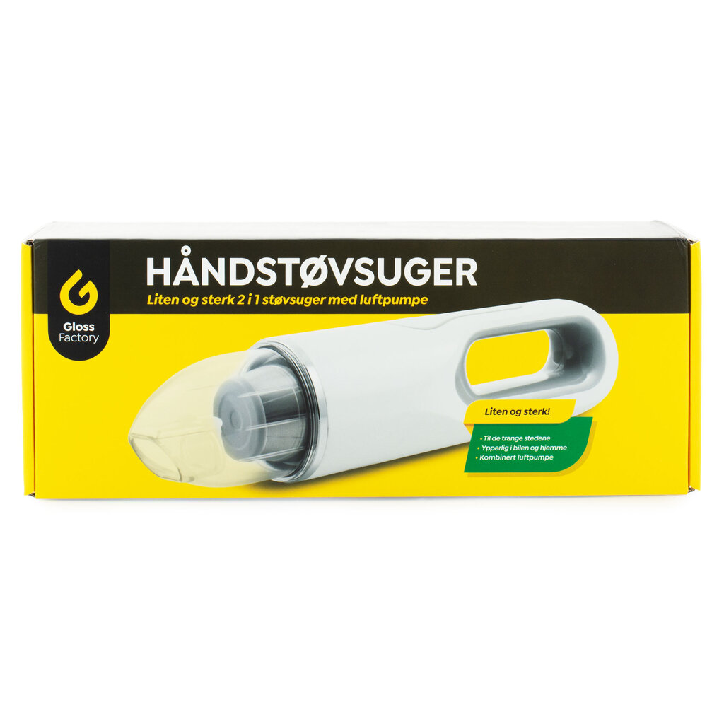 Gloss Factory Håndstøvsuger Ekstremt kraftig mini støvsuger - Garasjetid