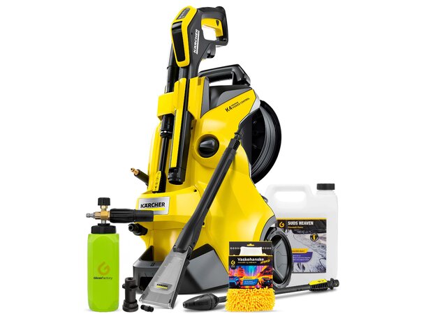 Kärcher K4 Premium Power Control Flex Høytrykkspylerpakke med skumkanon ...